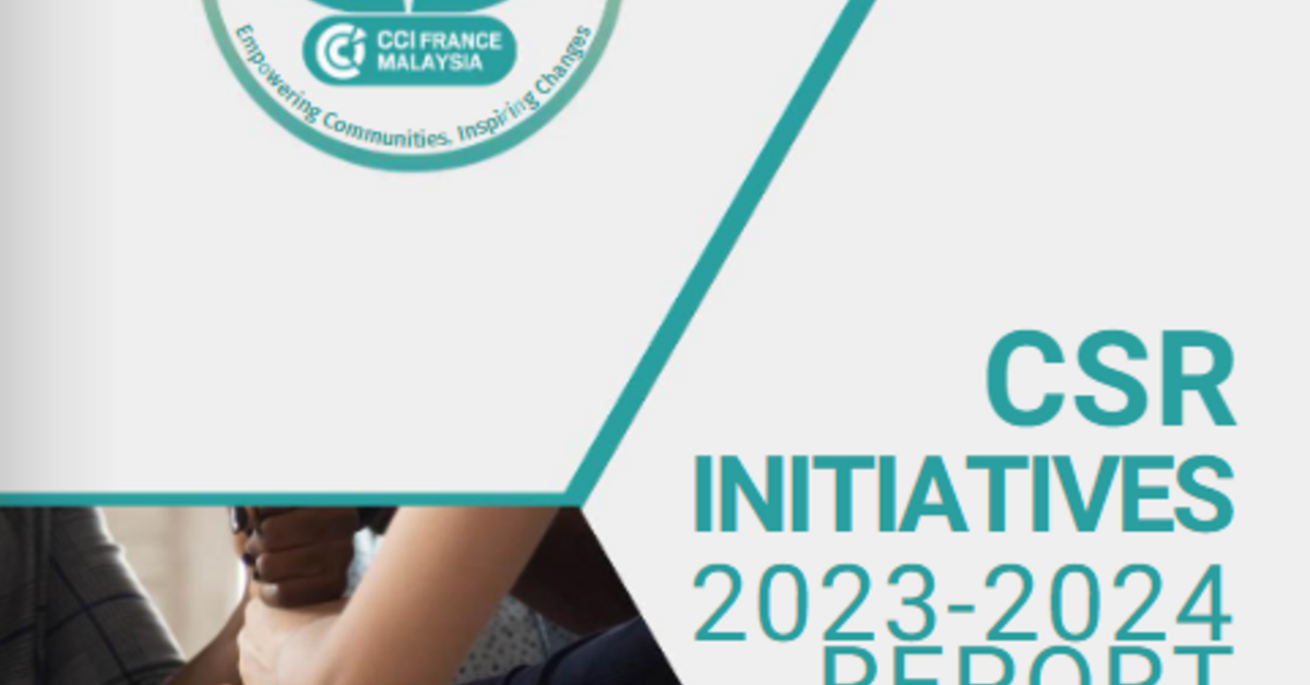 CCIFM CSR Initiatives 2023-2024 Report | CCI France Malaisie